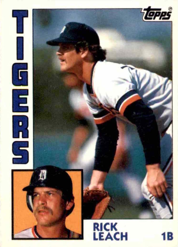 1984 Topps Rick Leach and the Pain of Timing – Wax Pack Gods