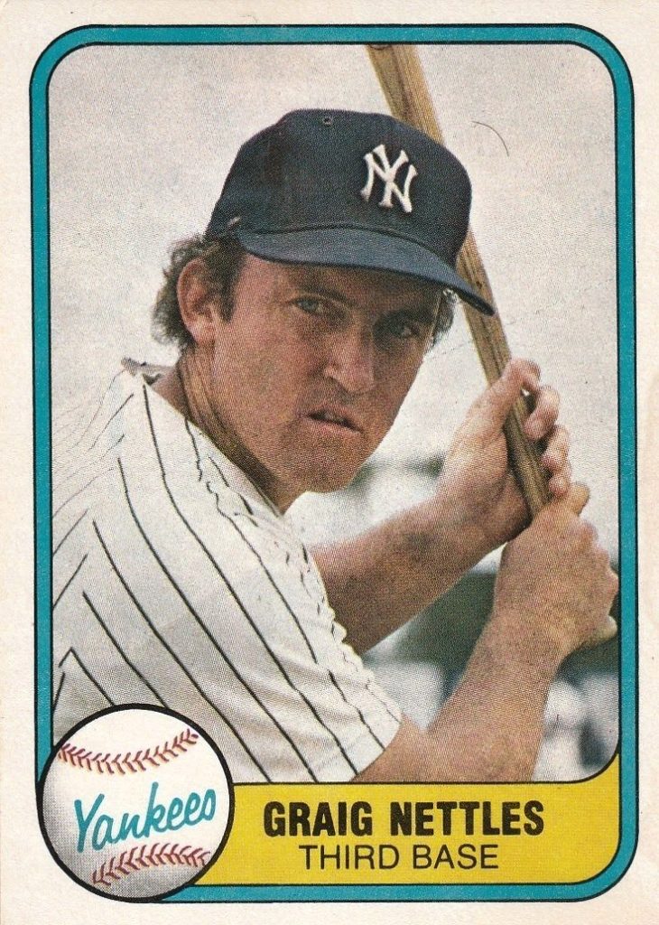 1981 Fleer Craig Nettles – Wax Pack Gods