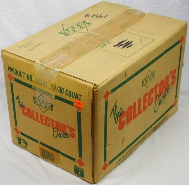 1989 Upper Deck Baseball Cards Unopened Case – Wax Pack Gods