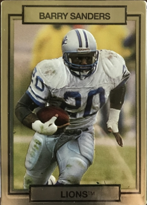 The 20 Best Early Barry Sanders Football Cards – Wax Pack Gods